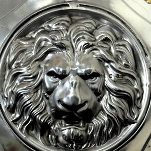 22 Handcrafted Medieval Lion Face Shield Medieval Lion Face Combat ...