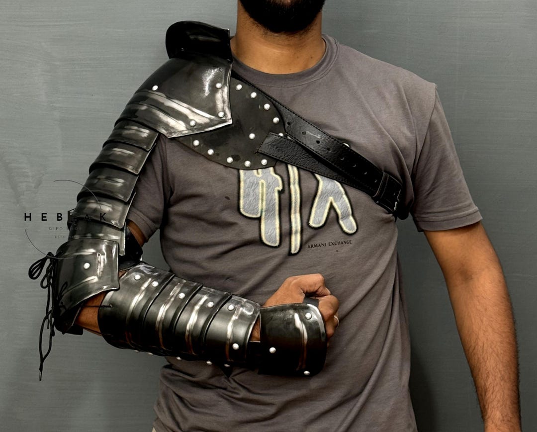 Medieval Steel Shoulder Armor: Knight Pauldron - SCA LARP Cosplay - Etsy