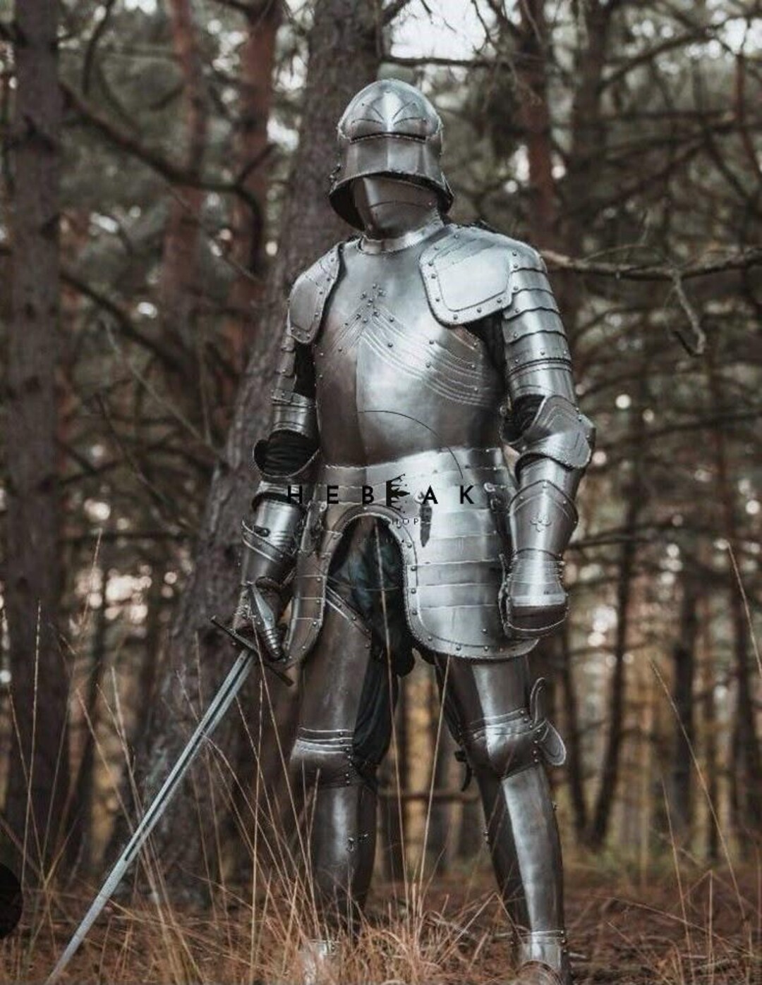 Handcrafted Medieval Gothic Full Plate Armor Suit: Battle-ready Steel Knight - Etsy Australia