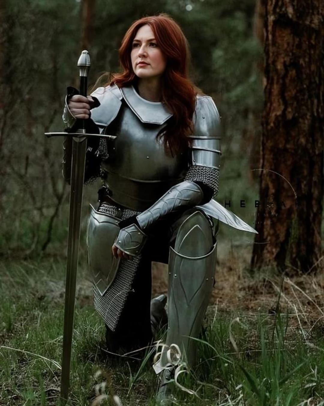 Handmade Women’s Medieval Armor Costume | Knight Cosplay Outfit for ...