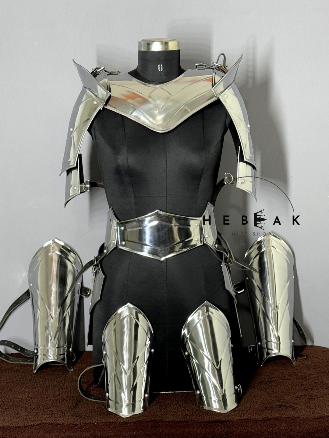 Handmade Women's Knight Armor: Medieval Princess Costume, LARP Cosplay ...