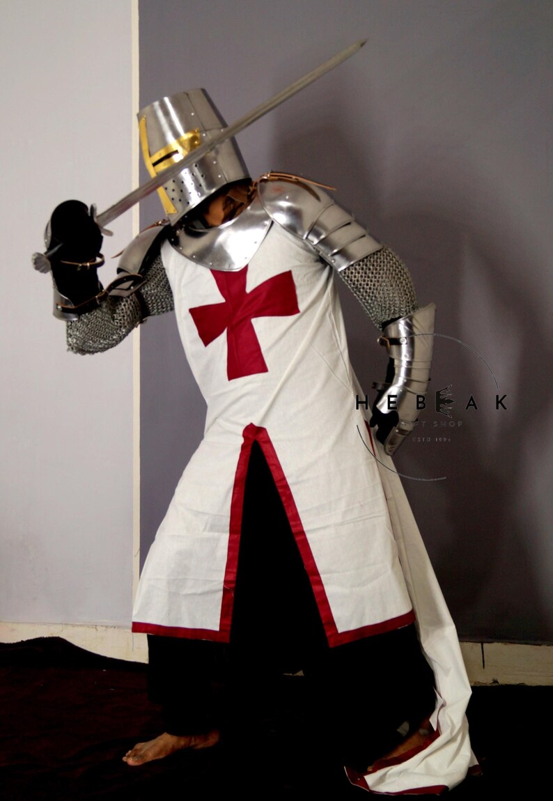 The Ultimate Templar Knight Armor Full Body Suit Medieval Costume for ...
