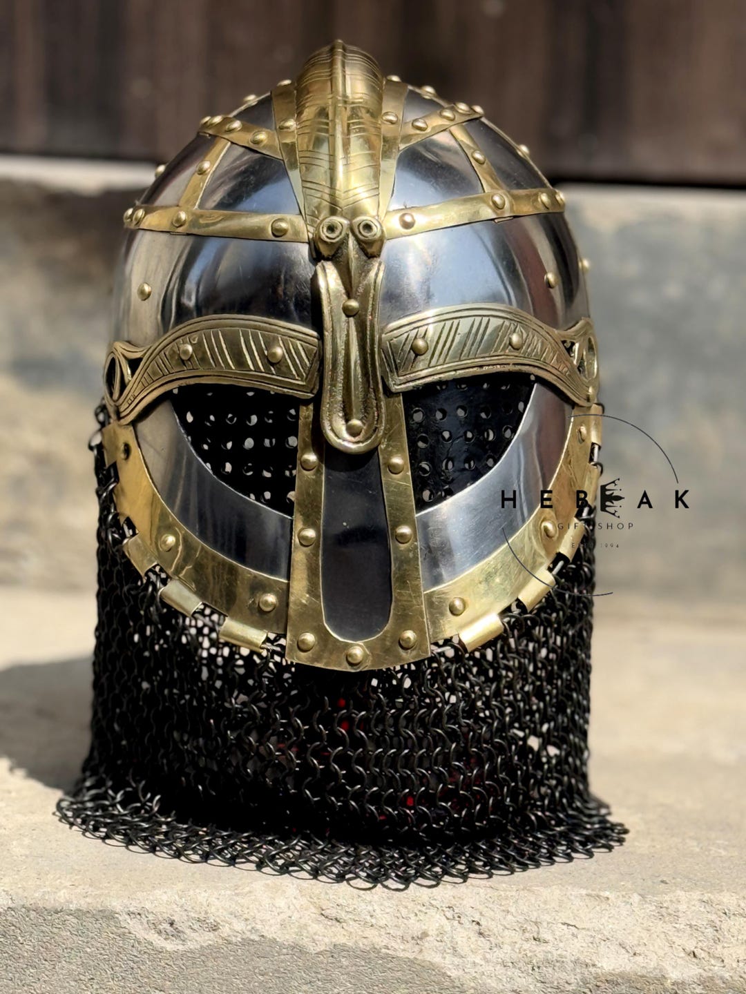 Medieval Viking Helmet Armor Vendel Steel Knight Warriors Armour SCA ...