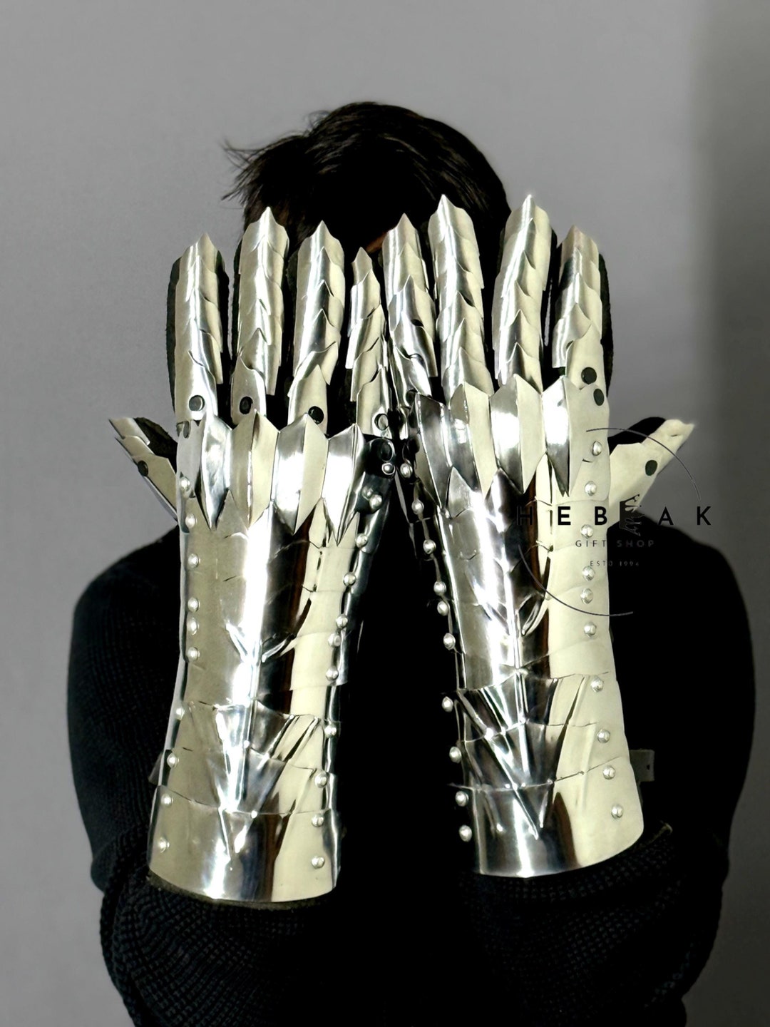 Silver Nazgul Gauntlets: Witch-king Ring Wraith Steel Replica - Etsy