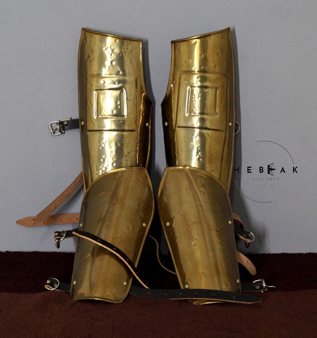 Legendary 300 Spartan Leg Greaves & Arm Bracer Premium Battle-ready ...