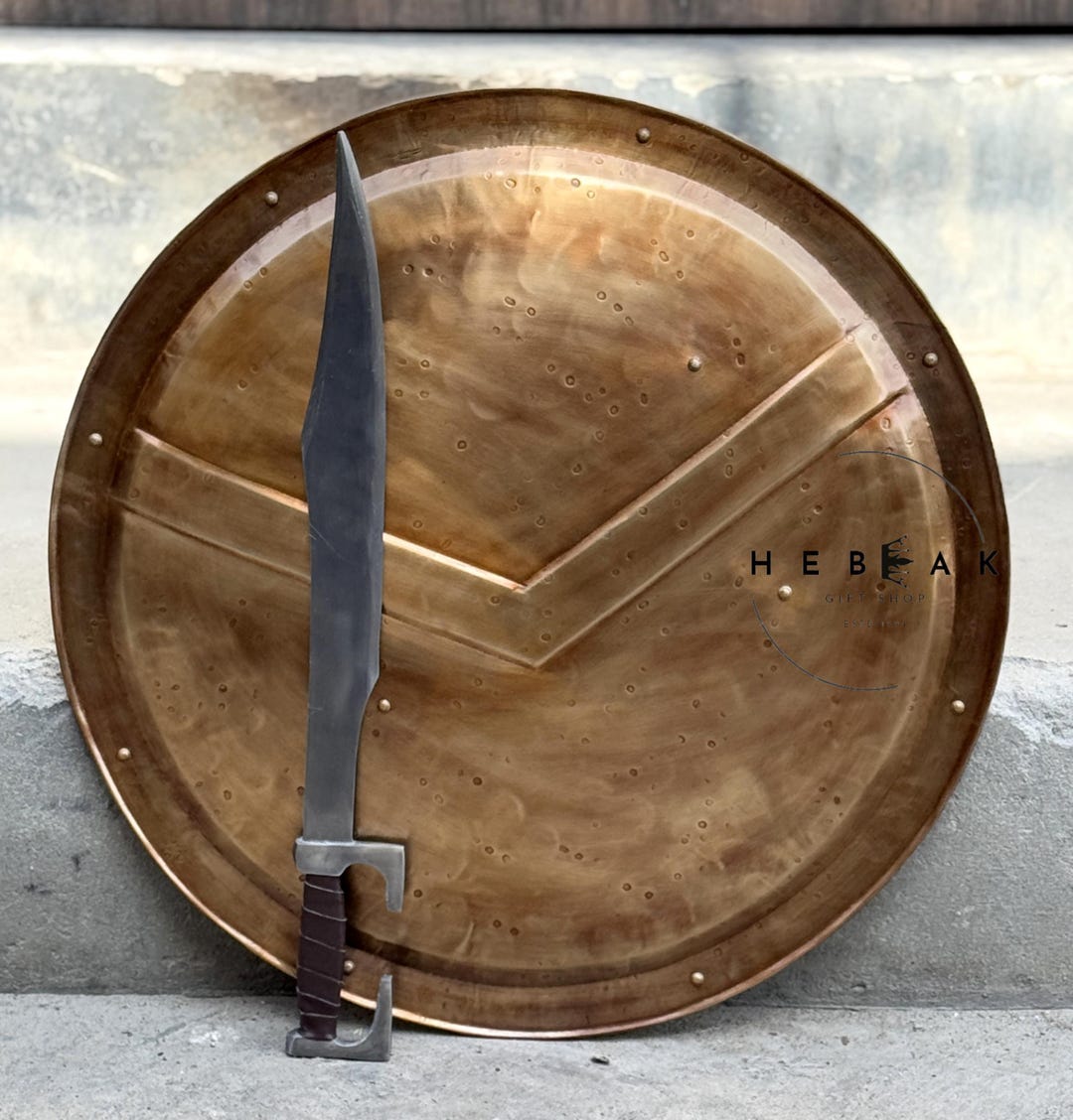 30" Spartan Shield & Sword: Medieval King Leonidas Replica, Cosplay ...