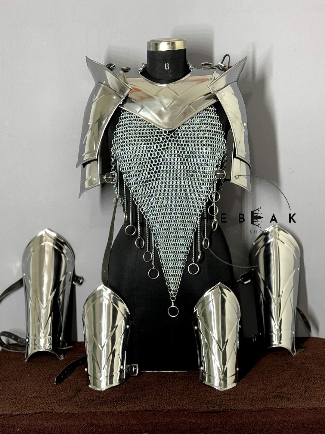 Female Knight Warrior Costume/medieval Fantasy Armor Set/chainmail ...