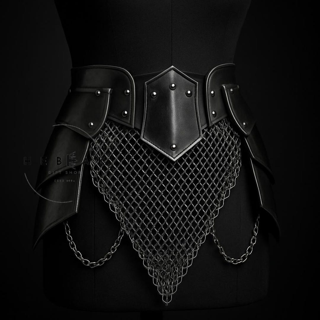 Lady Knight Steel Tassets Armor: Chainmail, LARP Cosplay - Etsy