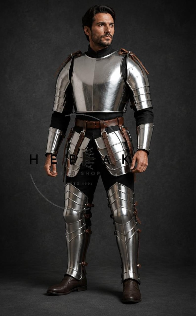Medieval Knight Armor Suit | Full Body Steel Plate Armor Costume ...