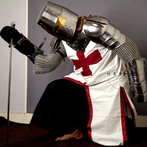 The Ultimate Templar Knight Armor Full Body Suit Medieval Costume for Historical Reenactments ...