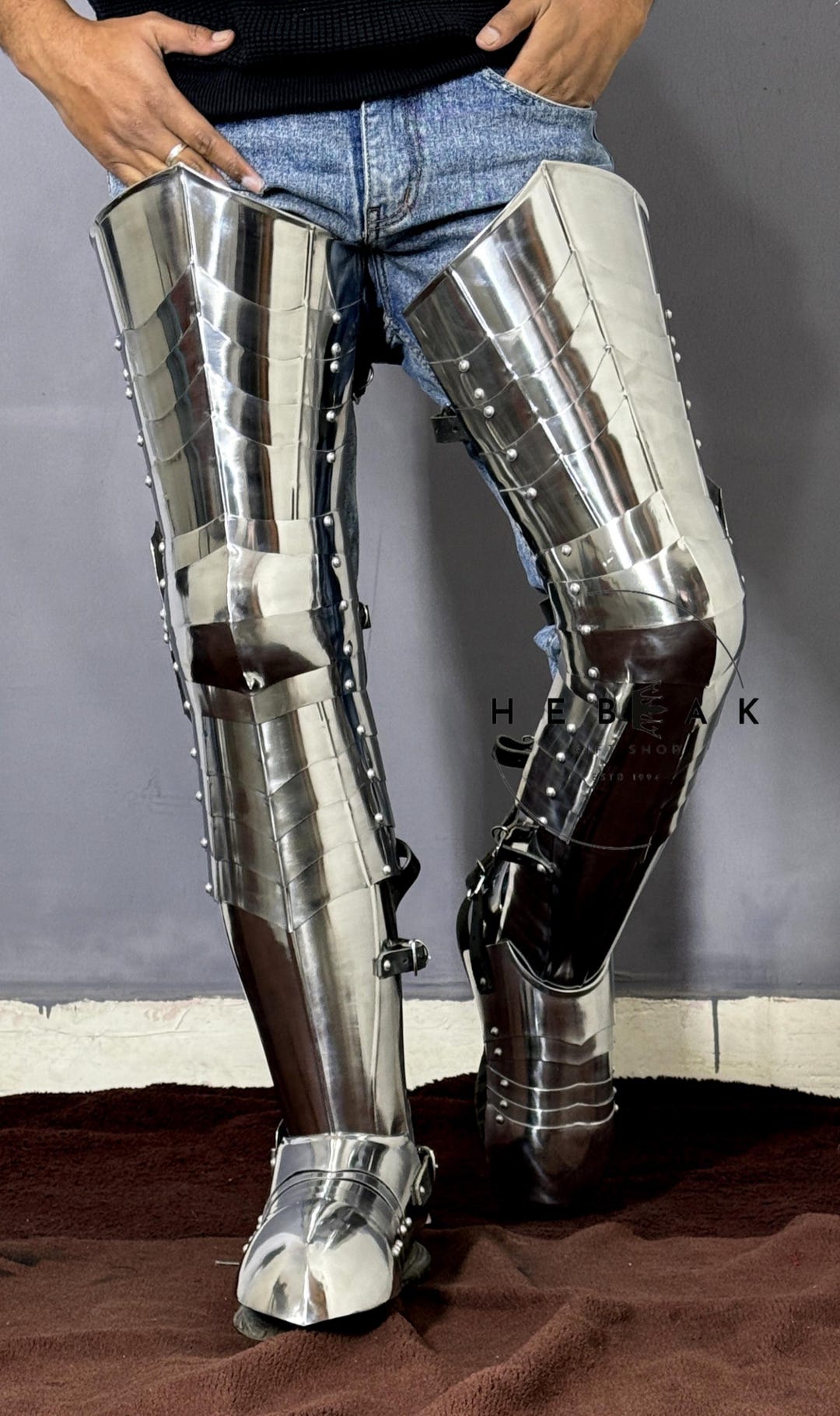 Nazgul Full Leg Armor Set - Dark Ring Wraith Leg Armor - Medieval Leg ...