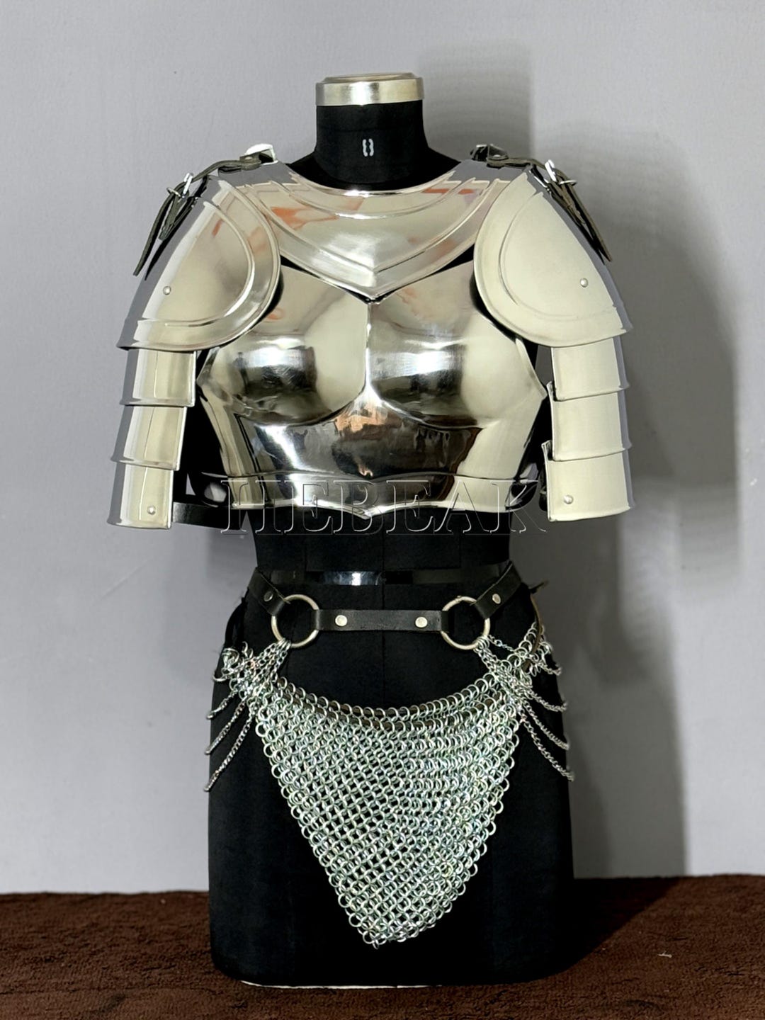Medieval Steel Corset Armor: Warrior Queen Chainmail Cosplay - Etsy
