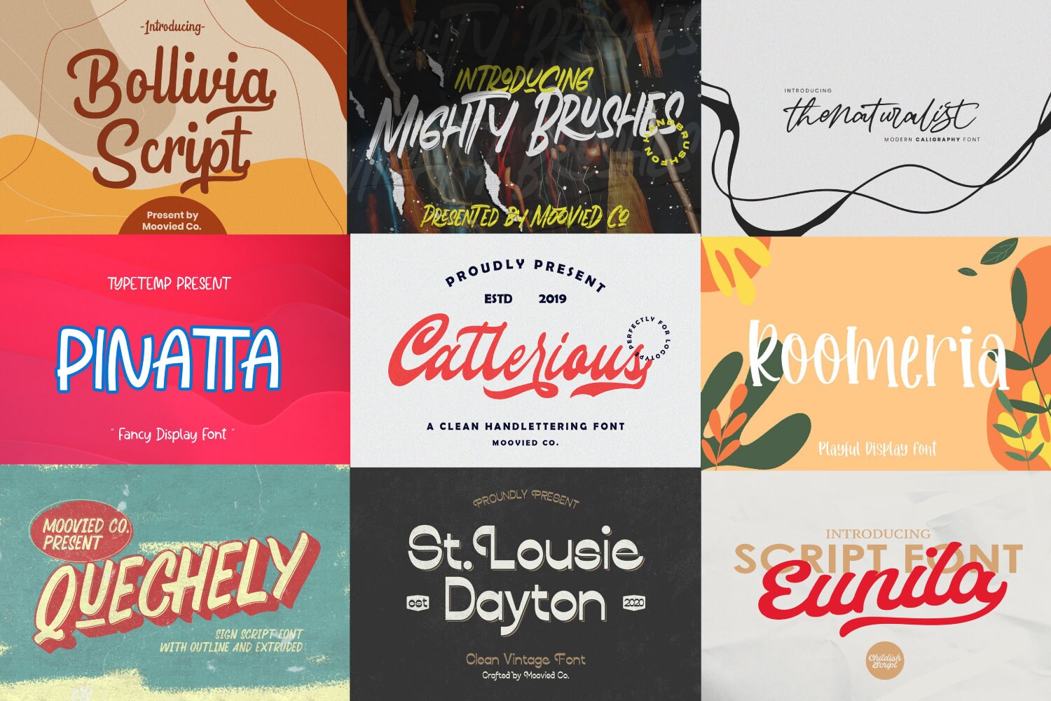 Modern Vintage Bundle Font Best Seller Retro Font, Wedidng Font Modern ...