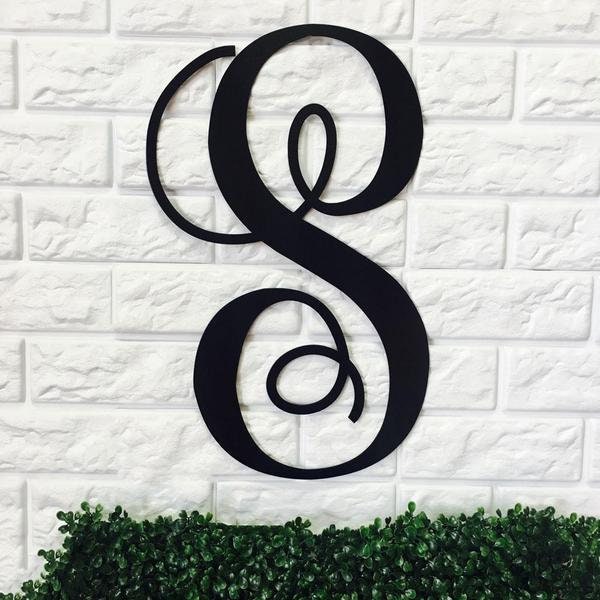 Single Letter Monogram - Etsy