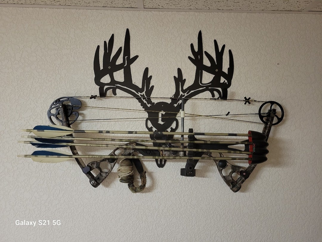 Bow Crossbow Archery Hunting Gear Rack - Sheet Metal - Etsy