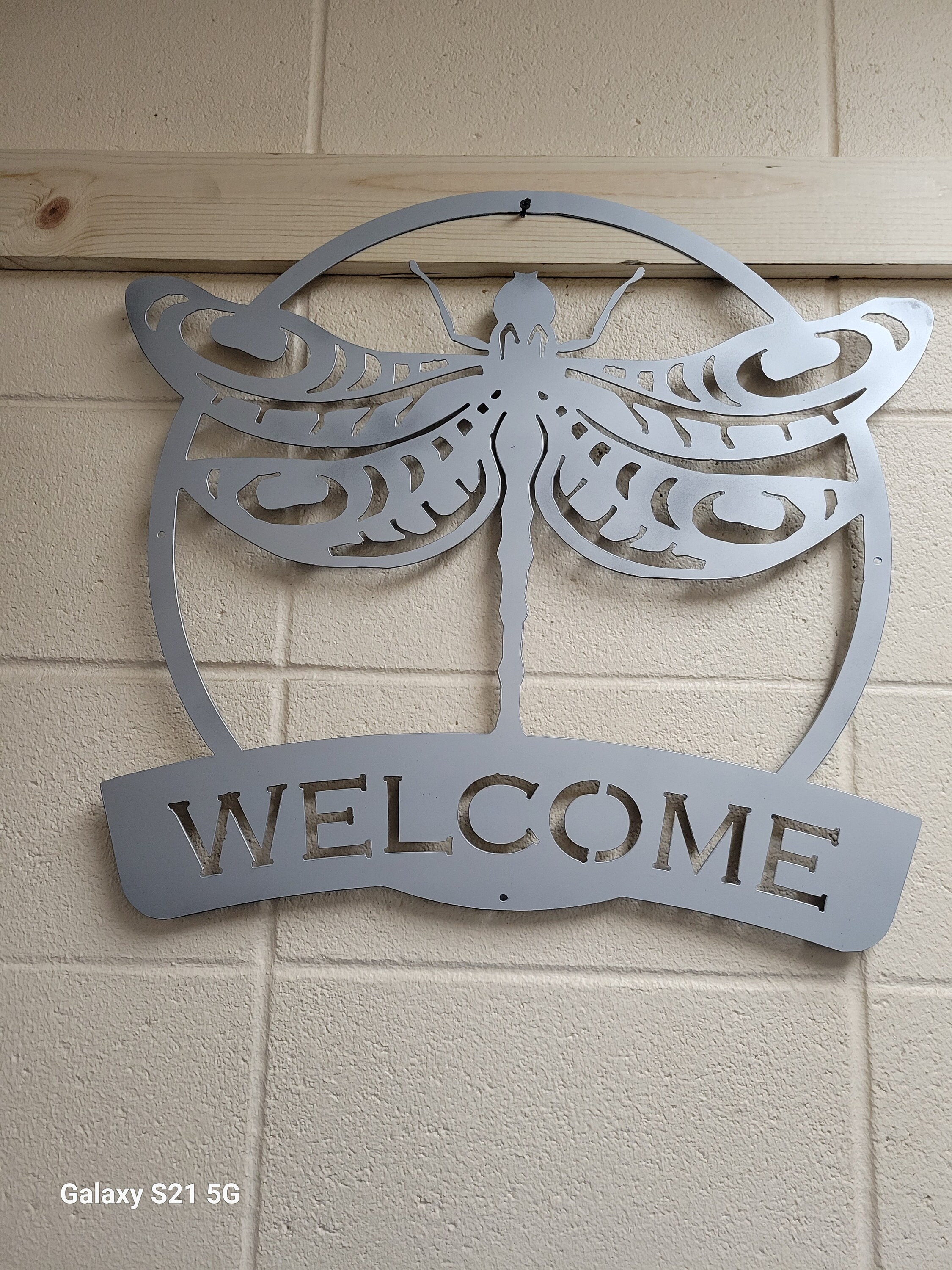 Dragonfly Monogram - Sheet Metal - Etsy