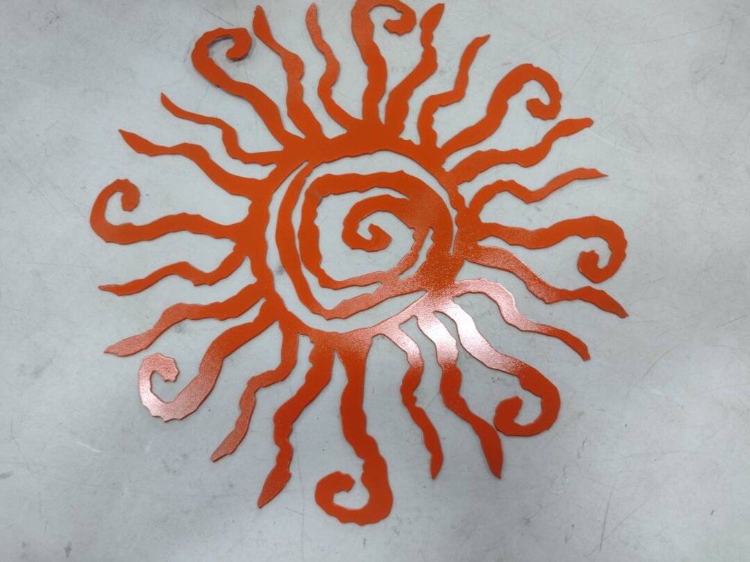 Funky Sun Sheet Metal Art - Etsy
