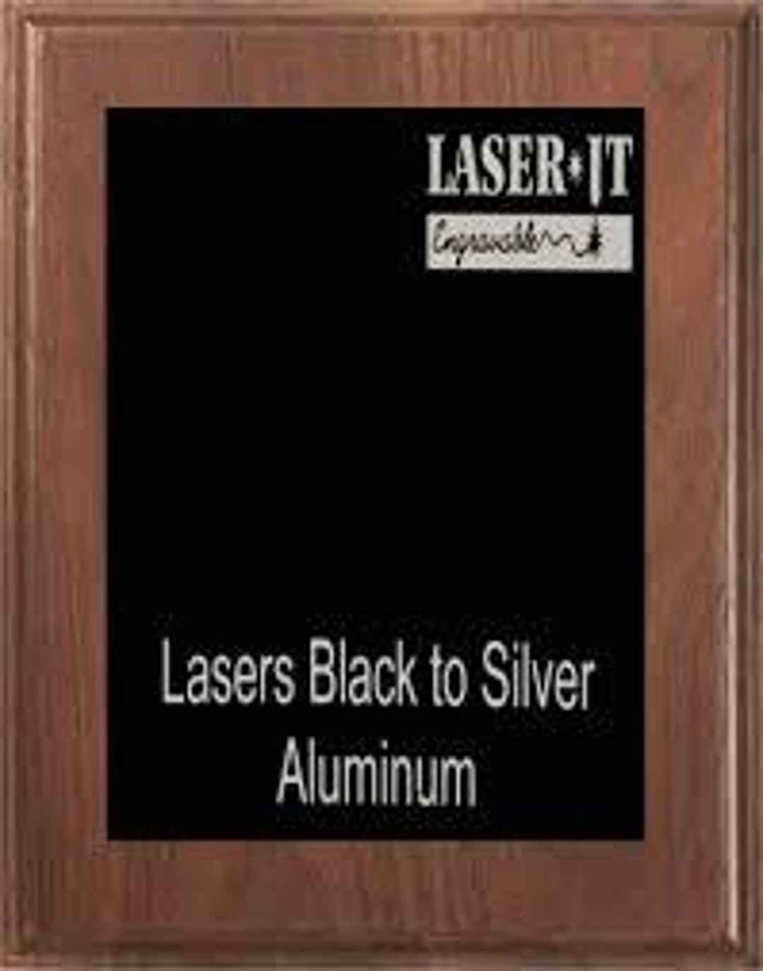 Custom Metal on Wood Laser Engraved Plaques - Many Sizes! - Etsy