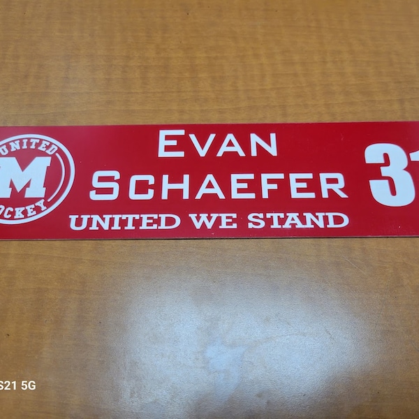 Sports Locker Name Plates - Etsy