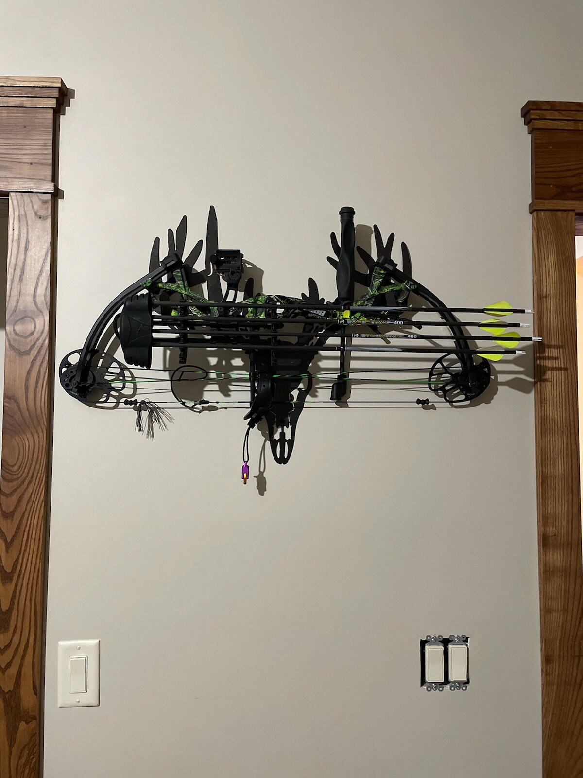 Bow Crossbow Archery Hunting Gear Rack - Sheet Metal - Etsy