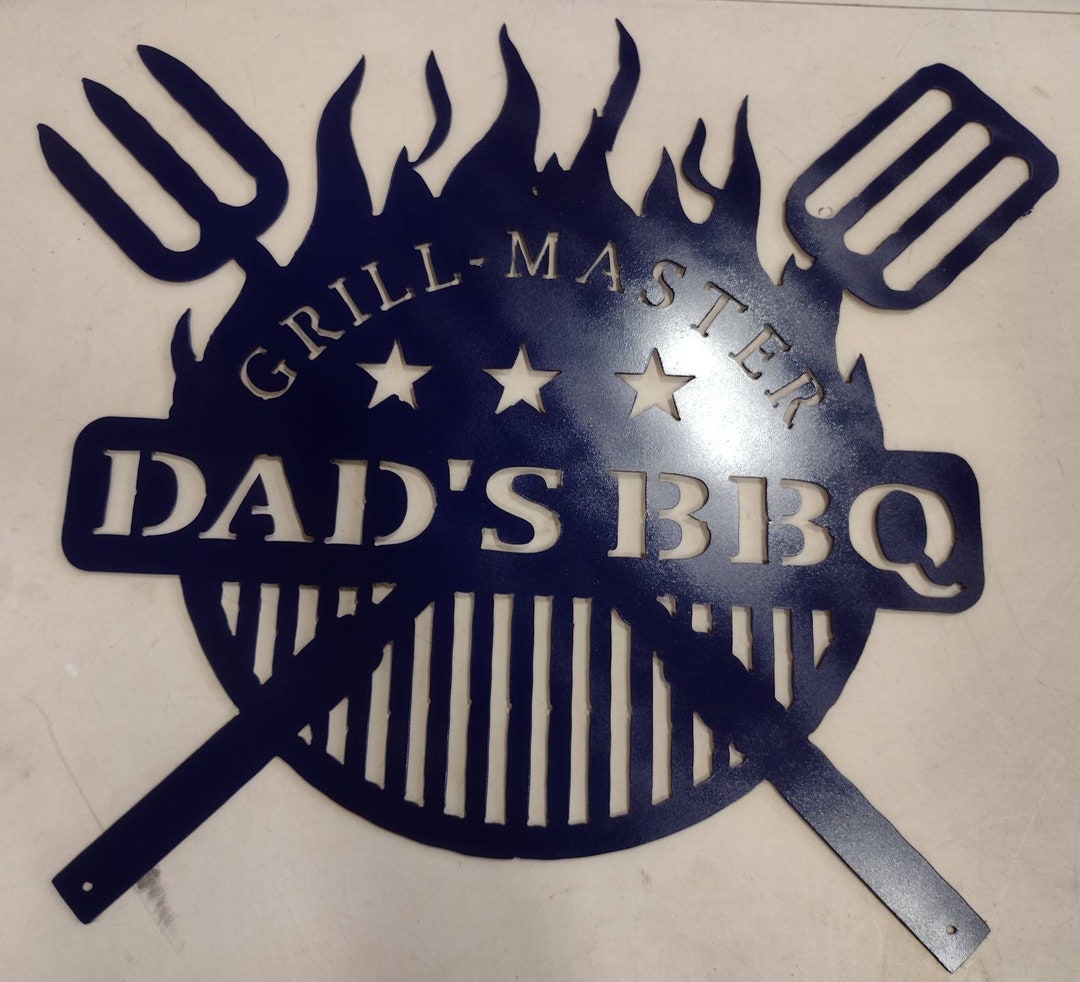 Grill-master Sign - Personalize - Sheet Metal - Etsy