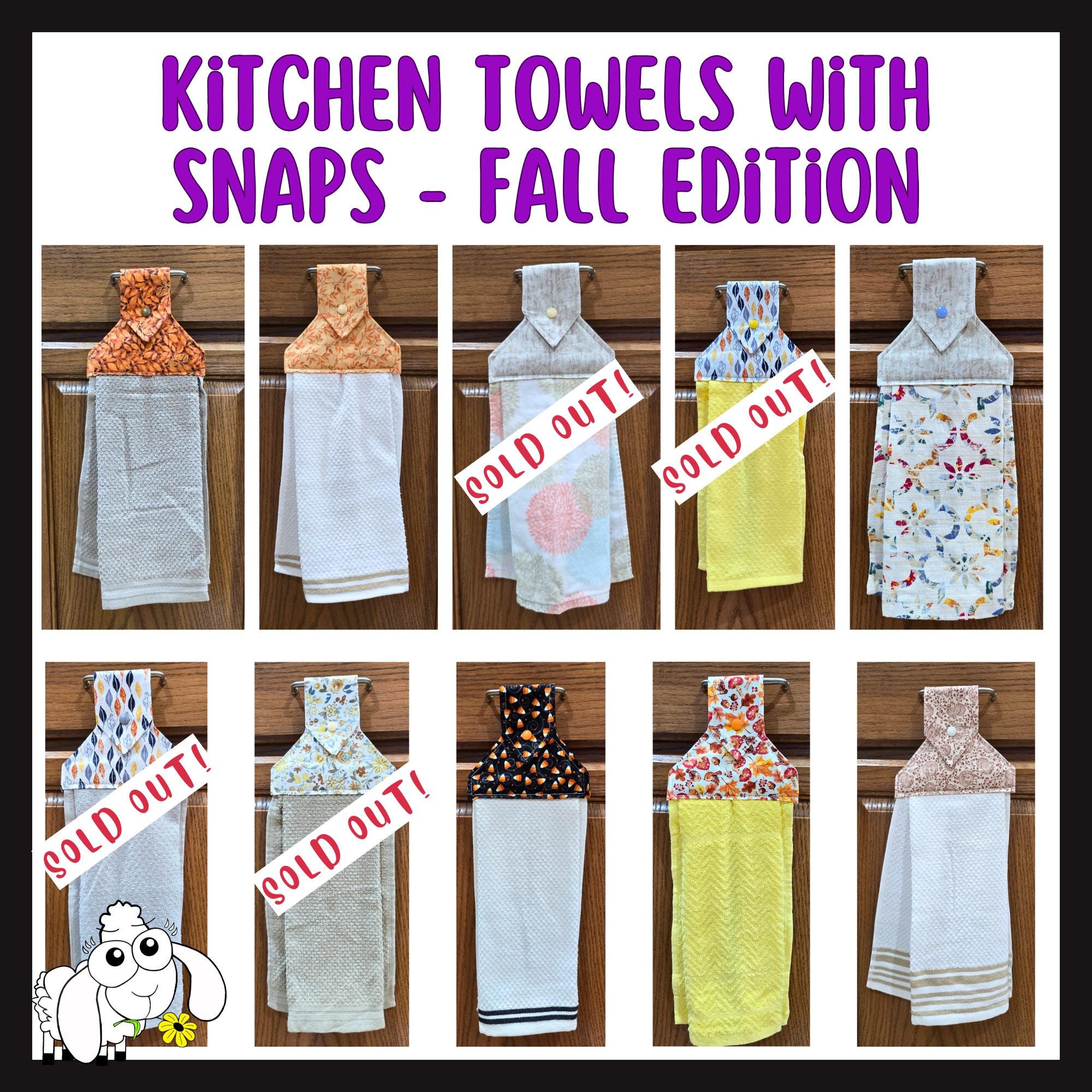 Hanging Kitchen Towels, Hanging Dish Towel, Kitchen Towels With Holders ...