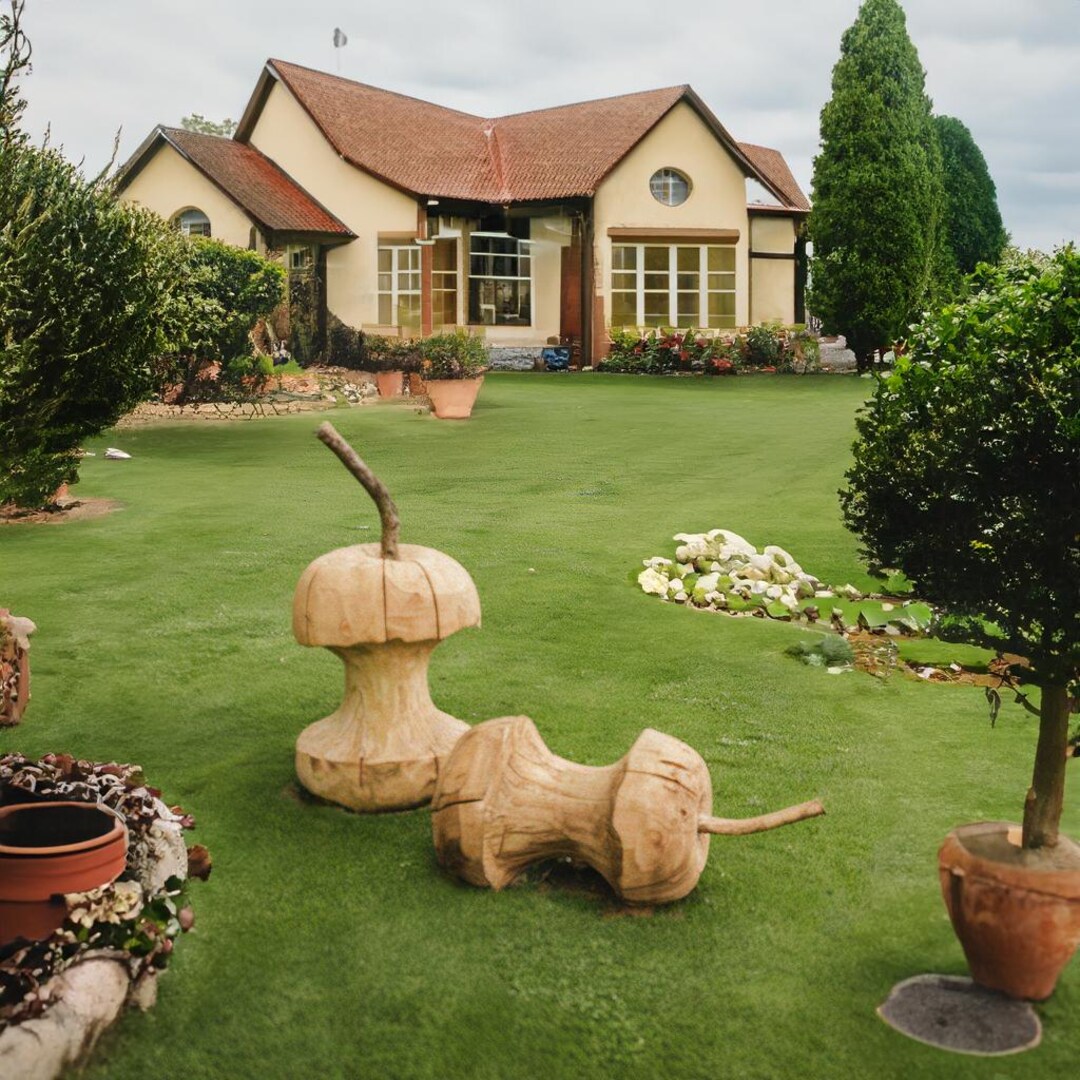 Wooden Apple Cores, Apple Core Wood Sculpture, Natural Finish Wooden ...