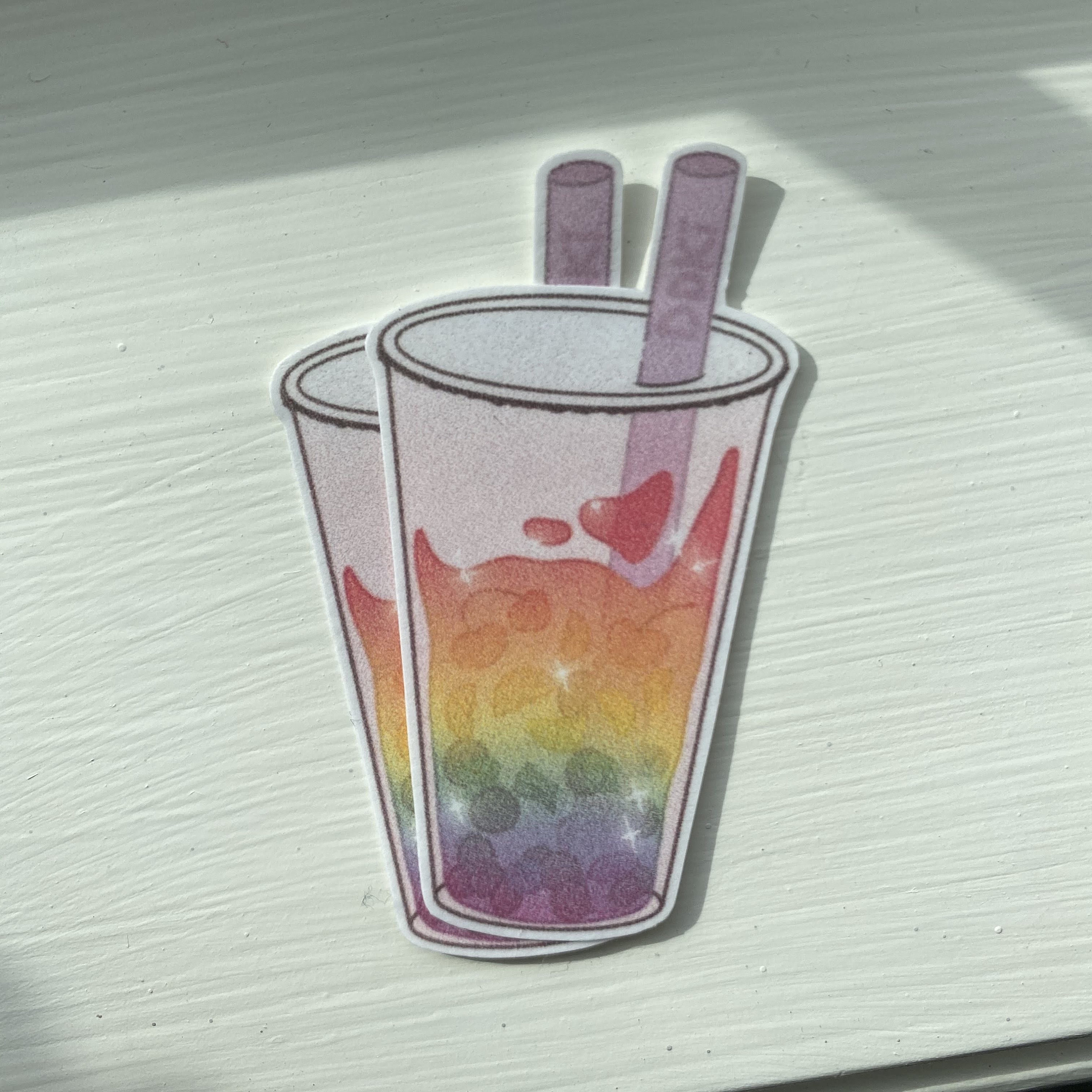 Bubble Tea / Boba / Fruit Drink Pride Stickers - Etsy
