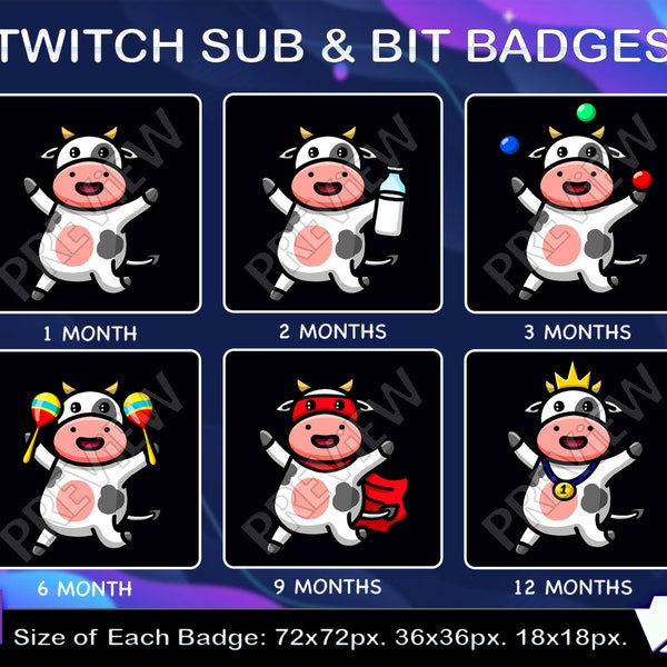 Kick Sub Badges - Etsy