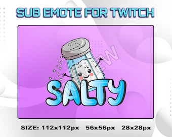 Twitch Emote Salt - Etsy