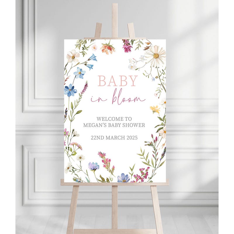 Baby Shower Sign - Etsy UK