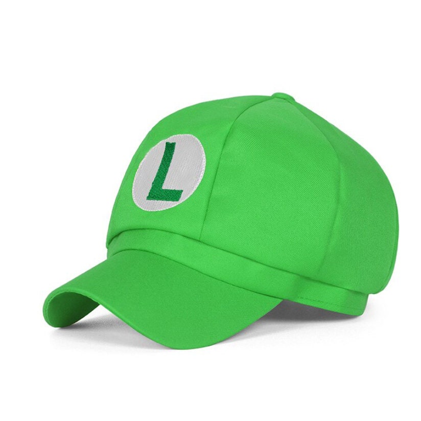 Super Mario Cap Hat Luigi Bros Costume Super Mario Cap Hat Luigi ...
