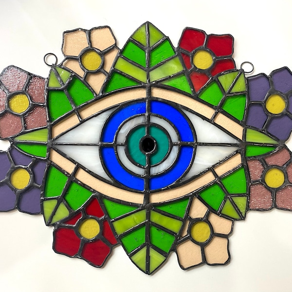 Evil Eye Stained Glass - Etsy Denmark