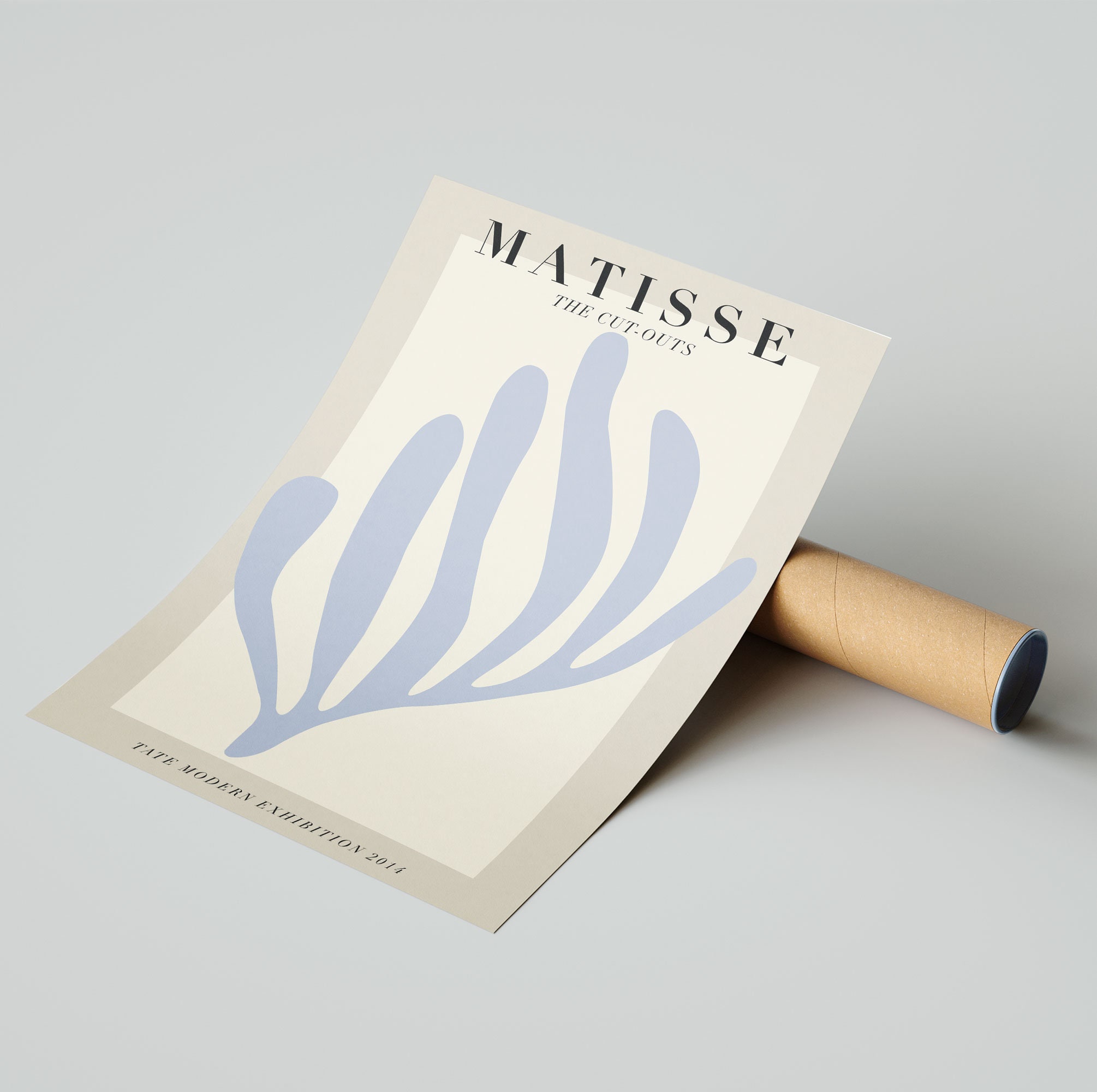 Henri Matisse Blue Broadleaf Art Print, Botanical Decor, Matisse ...