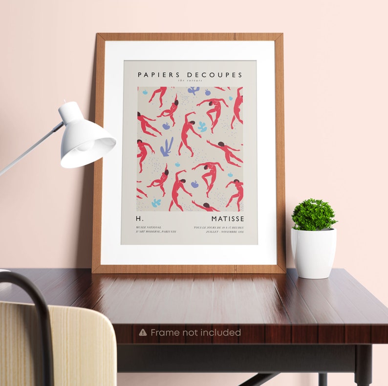 Henri Matisse Exhibition Poster - Dancing People Figure Art Print ...