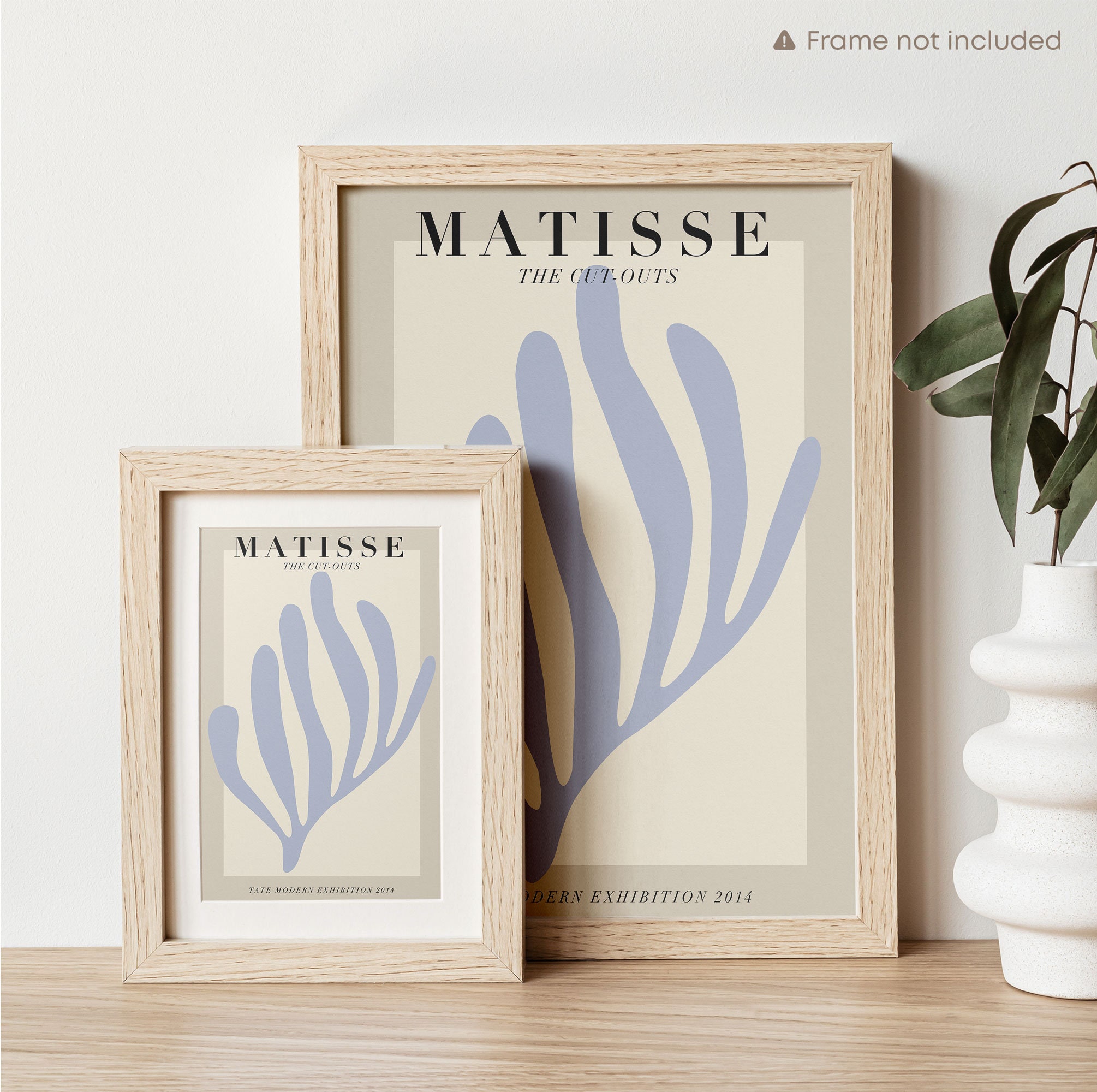 Henri Matisse Blue Broadleaf Art Print, Botanical Decor, Matisse ...
