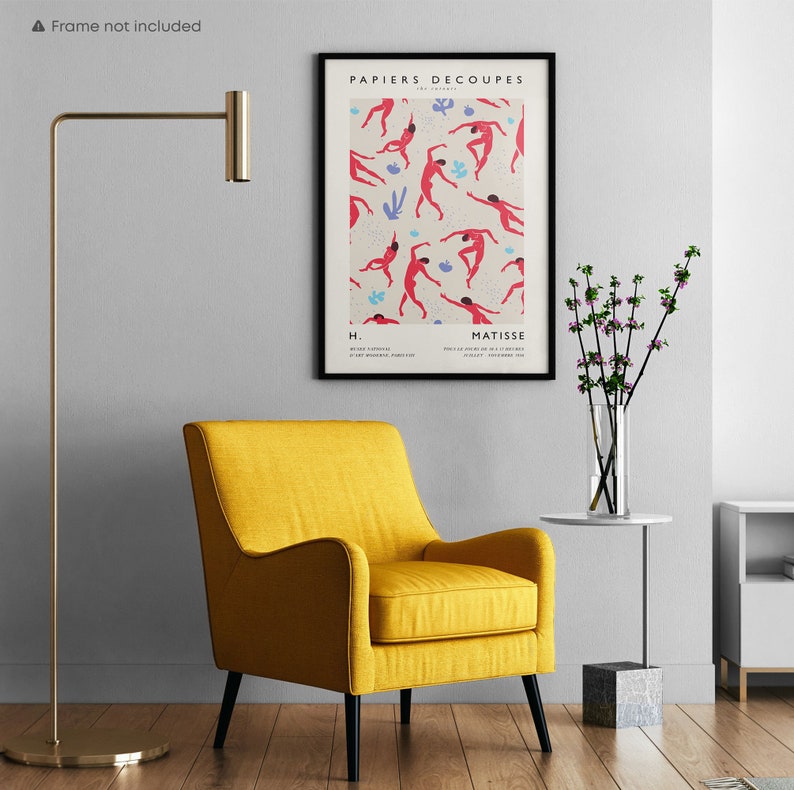 Henri Matisse Exhibition Poster Dancing People Figure Art | Etsy
