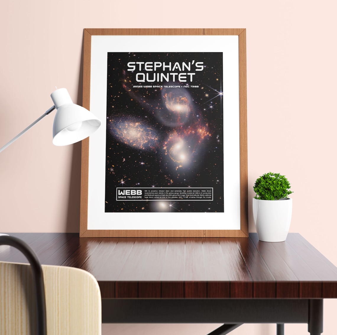 James Webb Stephan's Quintet Poster Print Galaxy Wall - Etsy Australia