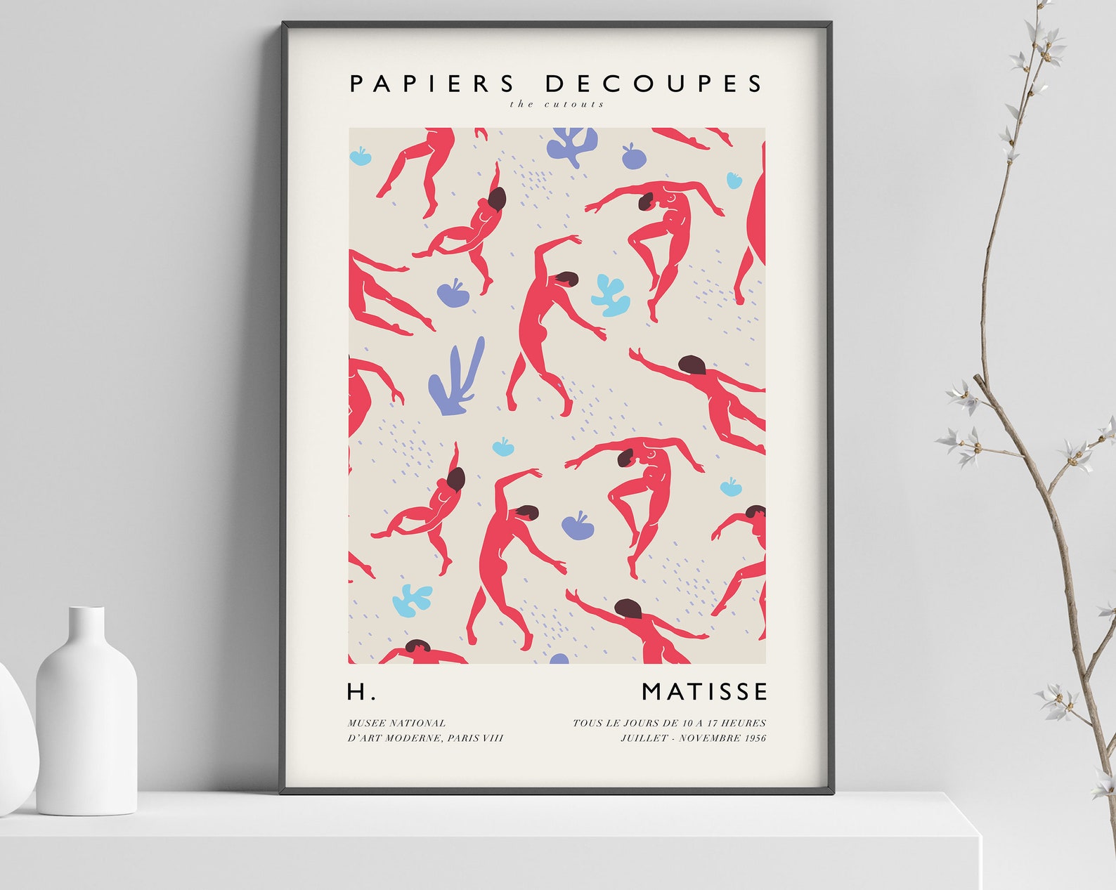 Henri Matisse Exhibition Poster - Dancing People Figure Art Print ...