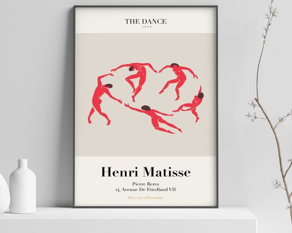 Henri Matisse Exhibition Poster the Dance Dancer Figures - Etsy