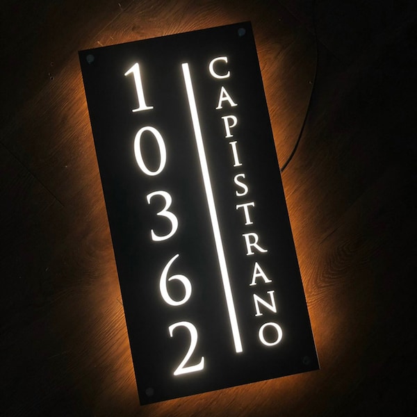 Backlight Numbers - Etsy