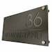 Vertical Address Plaque, Modern House Numbers, House Numbers ...
