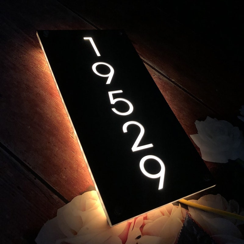 Light up Numbers - Etsy
