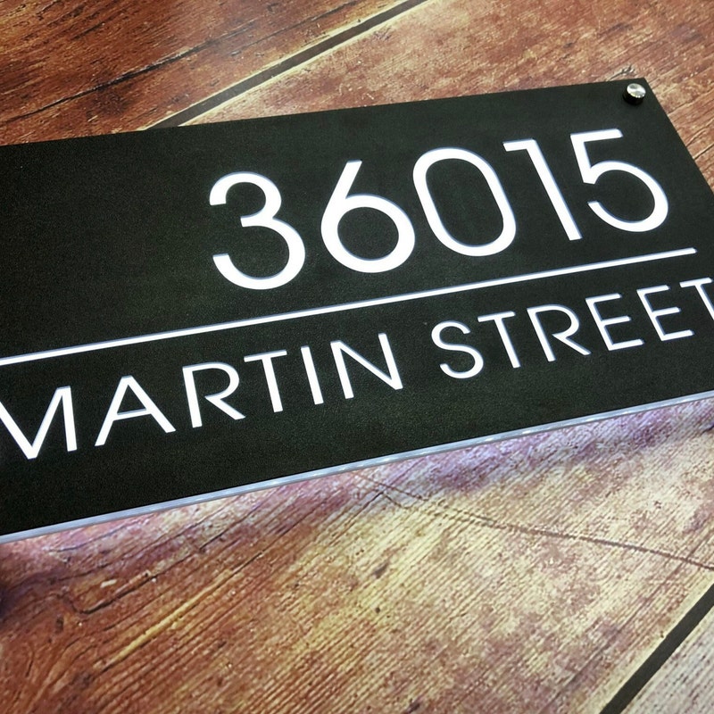 Lit House Numbers - Etsy