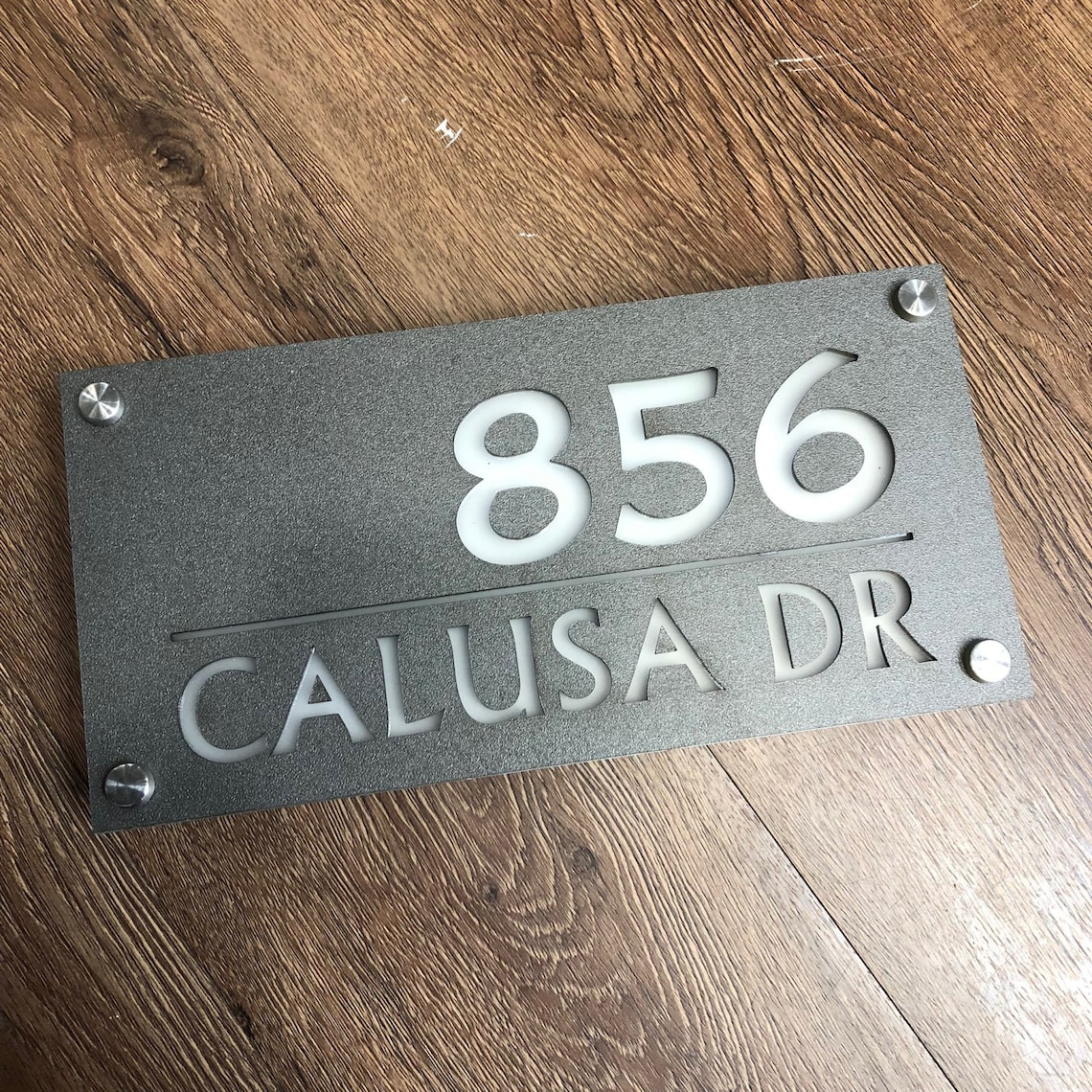 House Numbers Sign Lighted, Vertical and Horizontal House Numbers ...