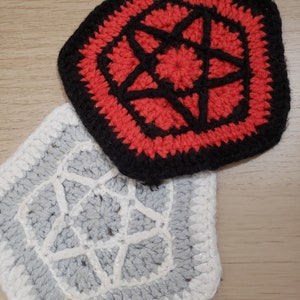 Pentagram Crochet Pattern With Brand New Tutorial Video / Altar ...