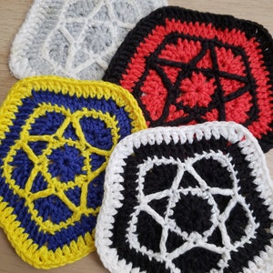 Pentagram Crochet Pattern With Brand New Tutorial Video / Altar ...