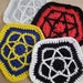 Pentagram Crochet Pattern With Brand New Tutorial Video / Altar ...
