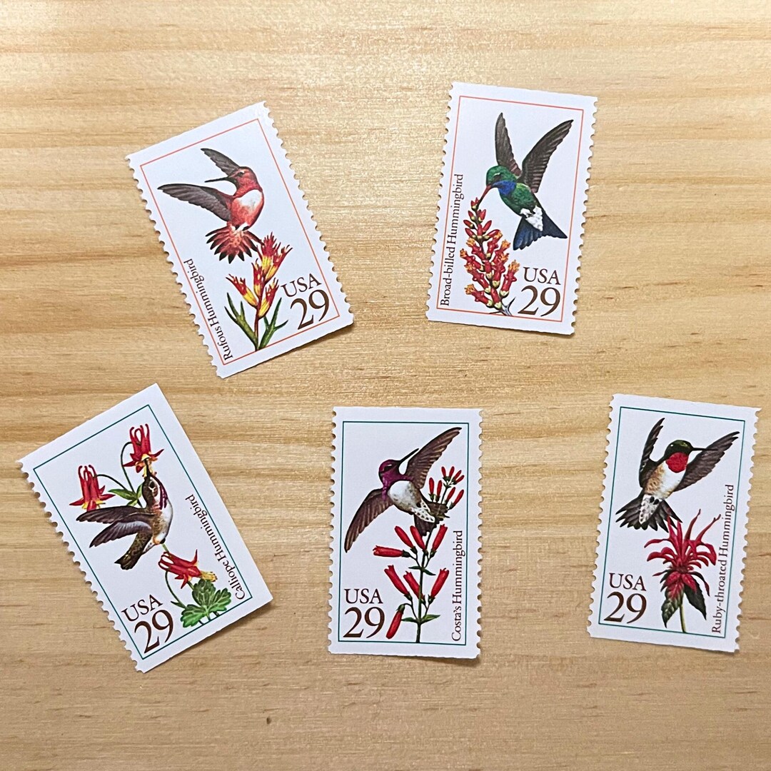 10 Hummingbirds 29c Stamps | Vintage Unused Postage Stamps | USPS ...