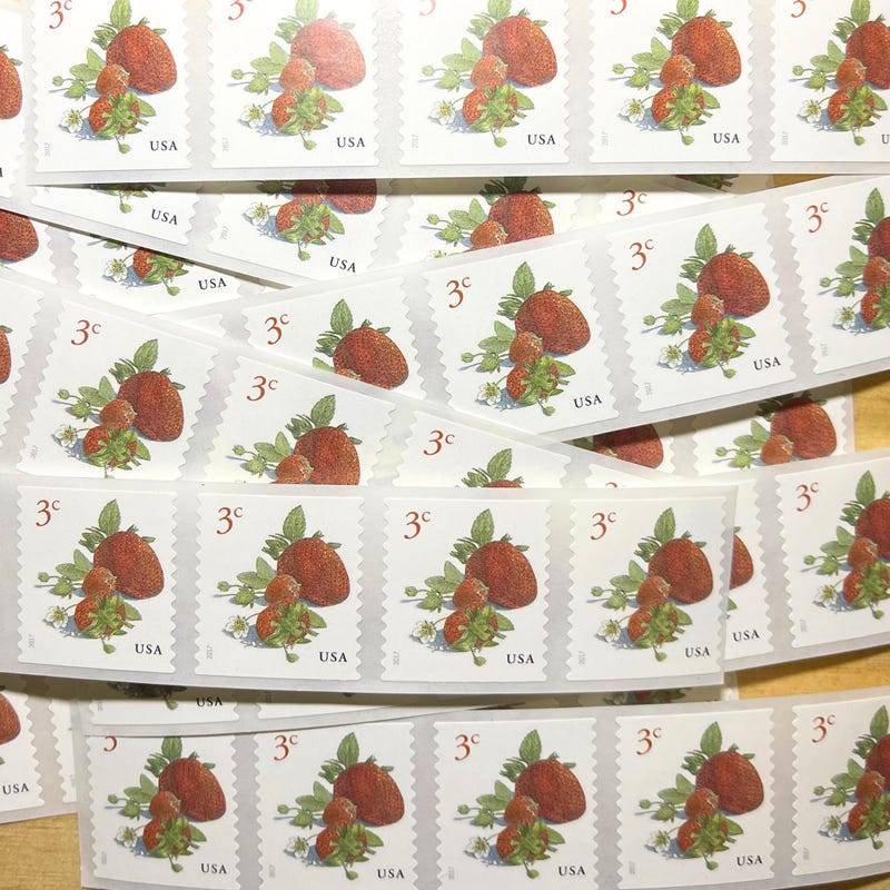 Strawberry Stamp - Etsy